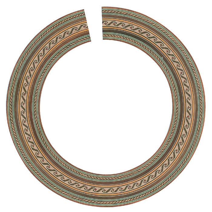 Sound Hole Mosaic-Rosette, Segovia Model 1912, Manuel Ramirez | 488001 | 488001